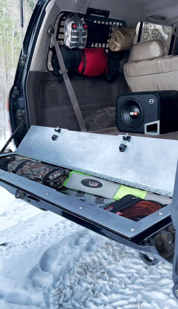 BPF 80 Series Land Cruiser and LX450 Tailgate Storage | Bullet Proof ...